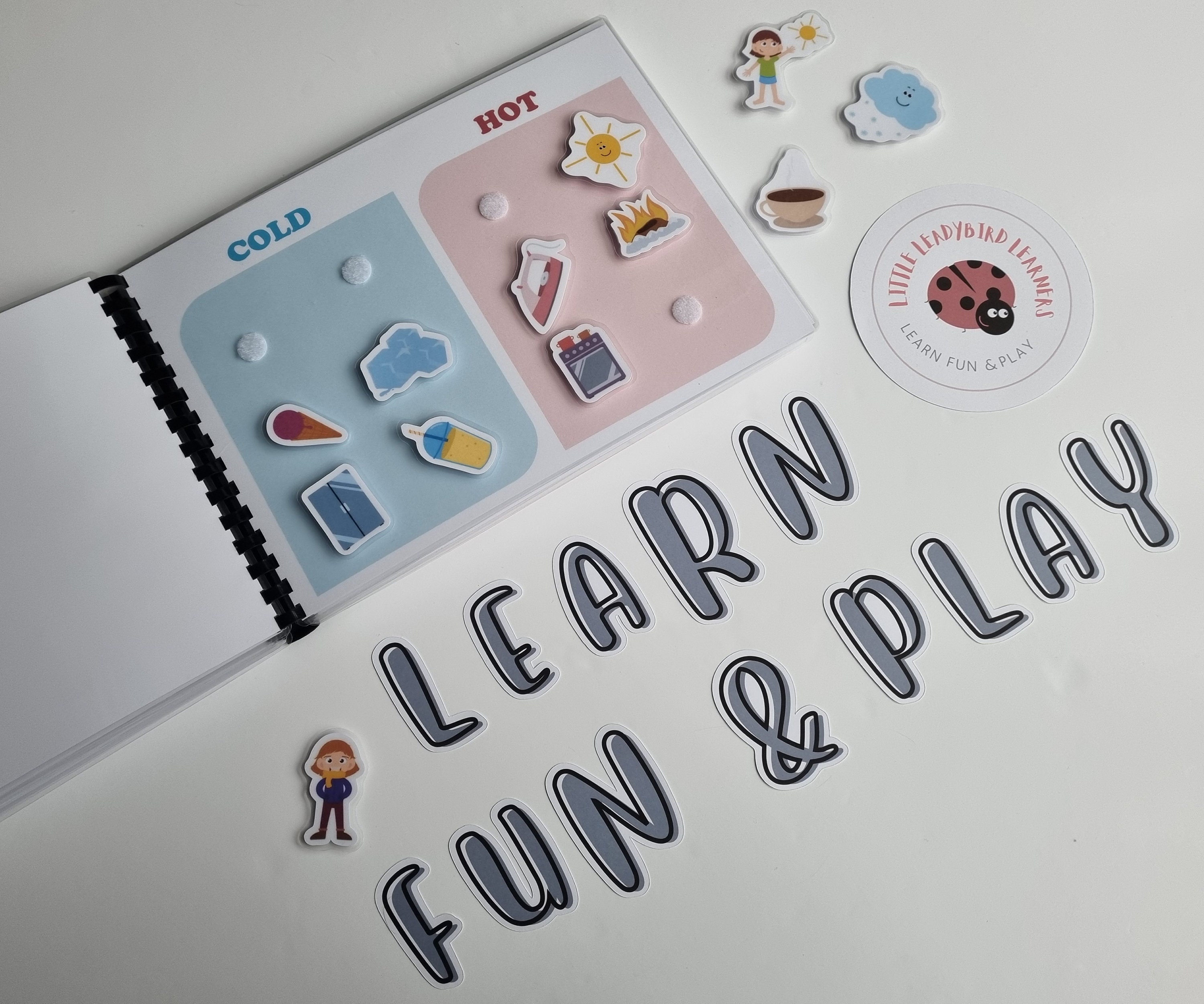 Personalised Busy Book Busy Binder Learning Book - Etsy