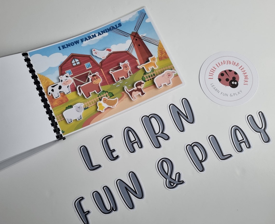 Personalised Busy Book Busy Binder Learning Book - Etsy