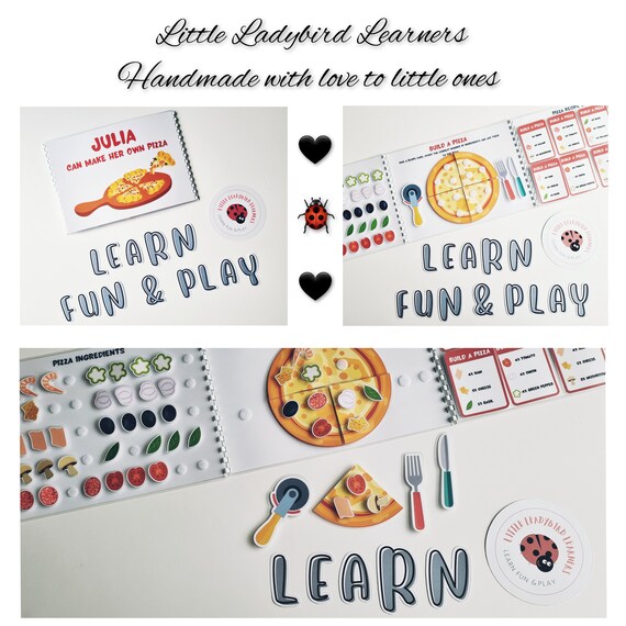 Pizza Counting Activity Preschool Numbers 1 to 10 Count - Etsy