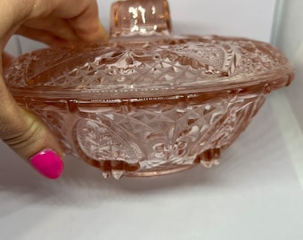 Pink Candy Dish - Etsy