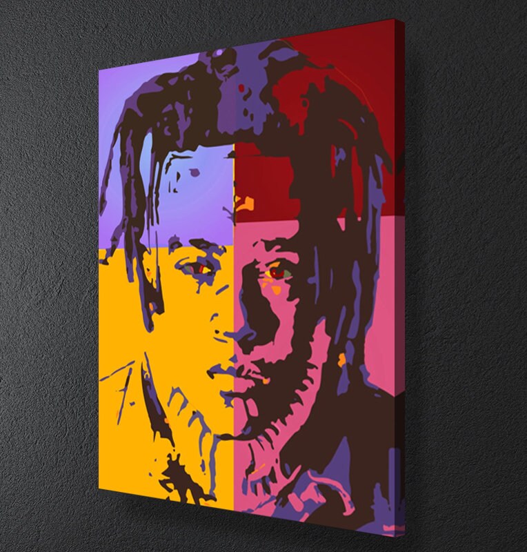 Pop Art Xxxtentacion Motivational Wall Art Collection For Home Office Free Shipping Highest