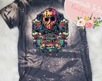 Jason Halloween Bleached Shirt - Etsy