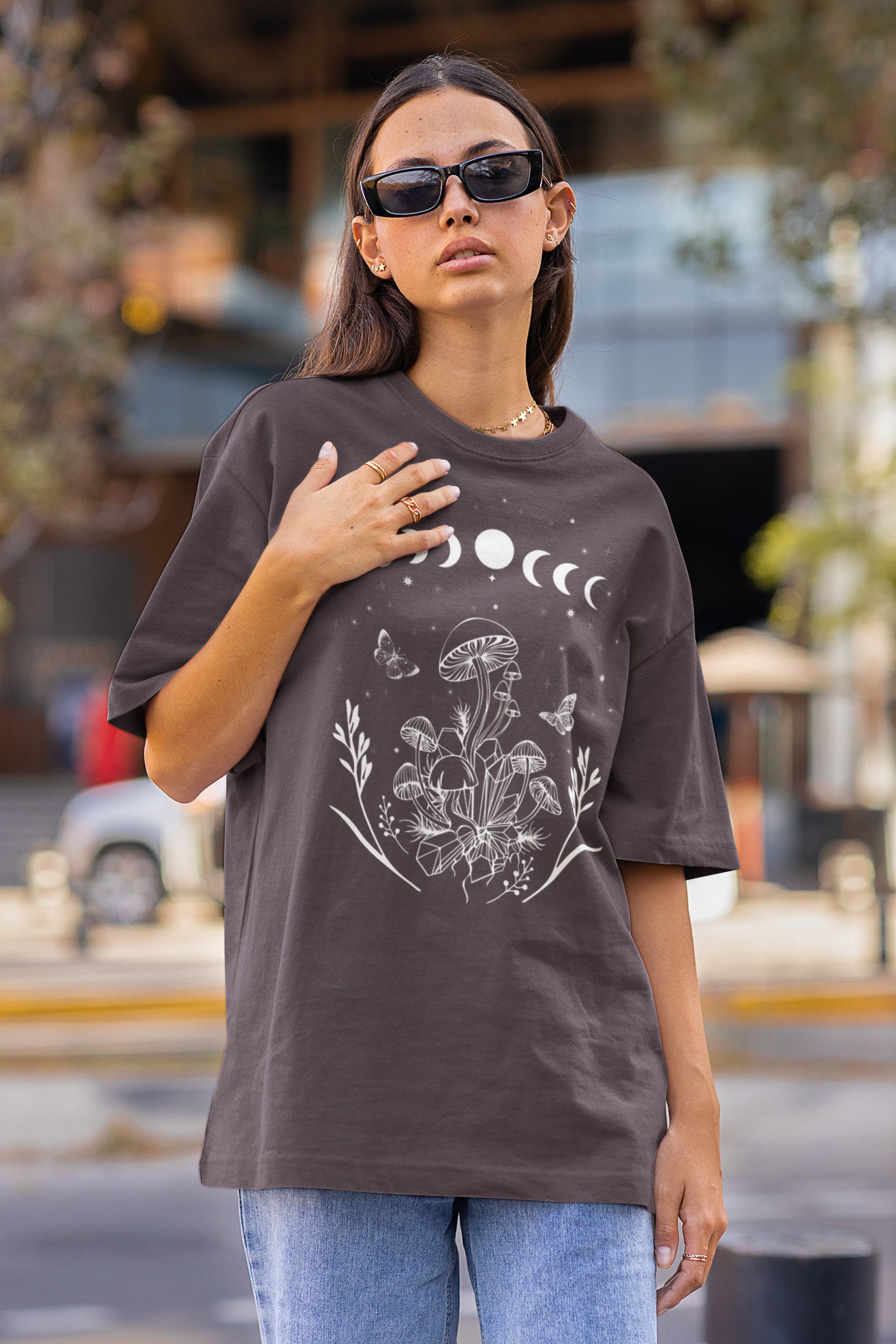 Camisa de hongos Camisa Cottagecore Ropa de hongos Ropa de duende Ropa ...