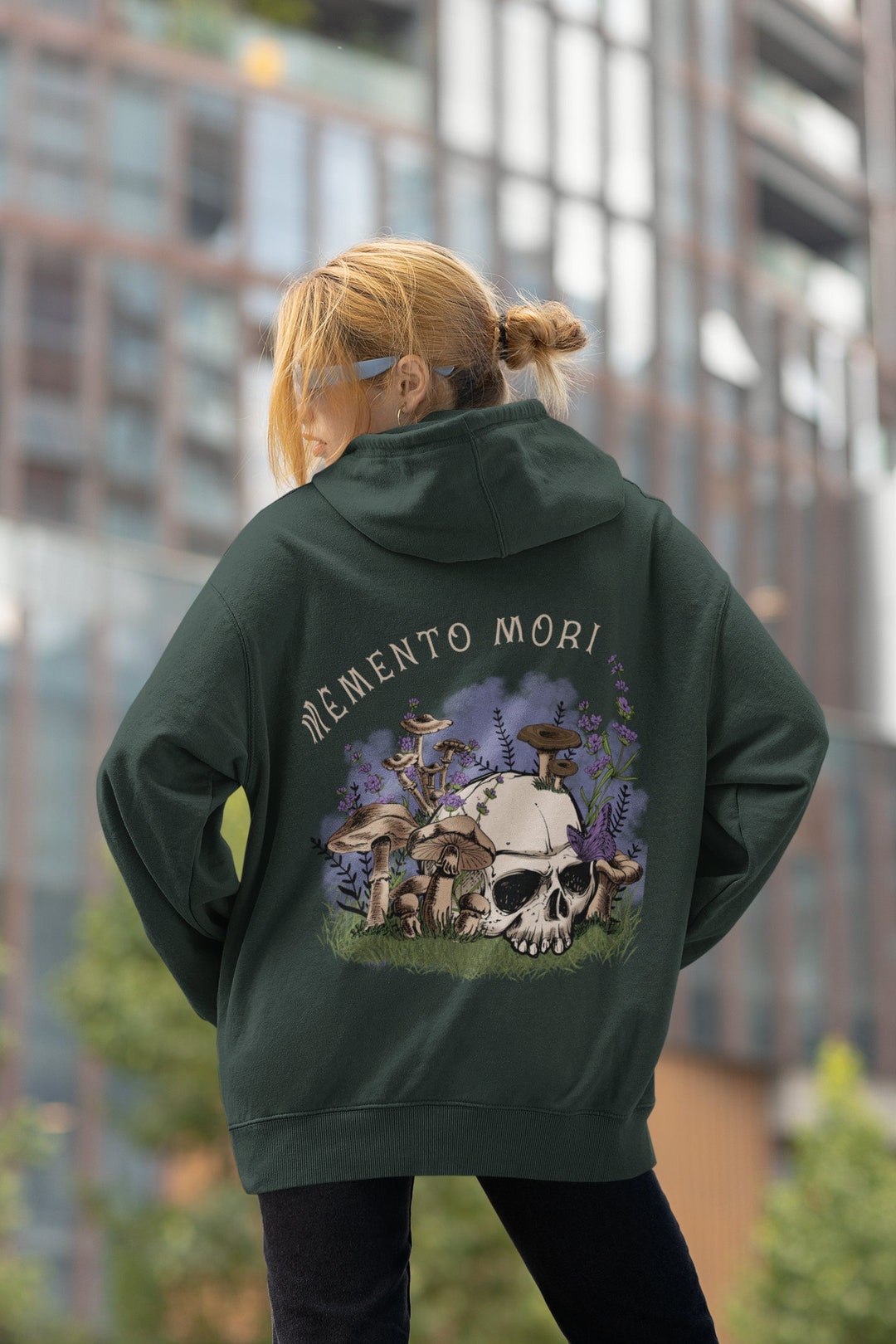 Goblincore Hoodie Memento Mori Shirt Pastel Goth Clothing Goth Clothes ...