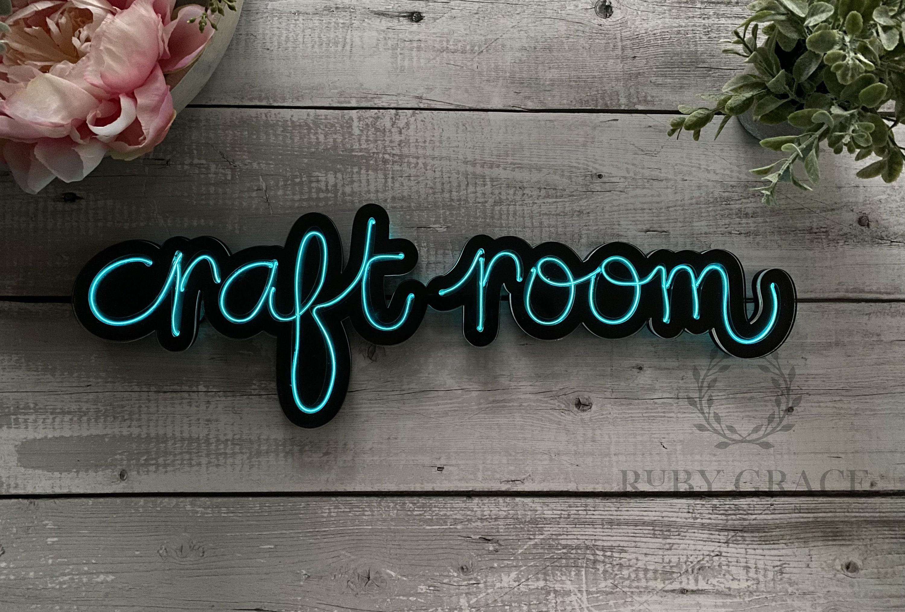 Neon Wire Craft Room Sign DIY Full Instructions Use the - Etsy UK
