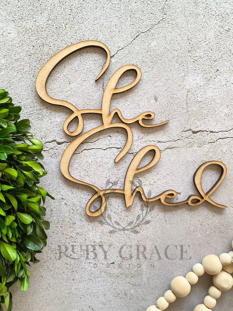 She Shed Craft Room - SVG Designed for Glowforge/laser and Vinyl ...