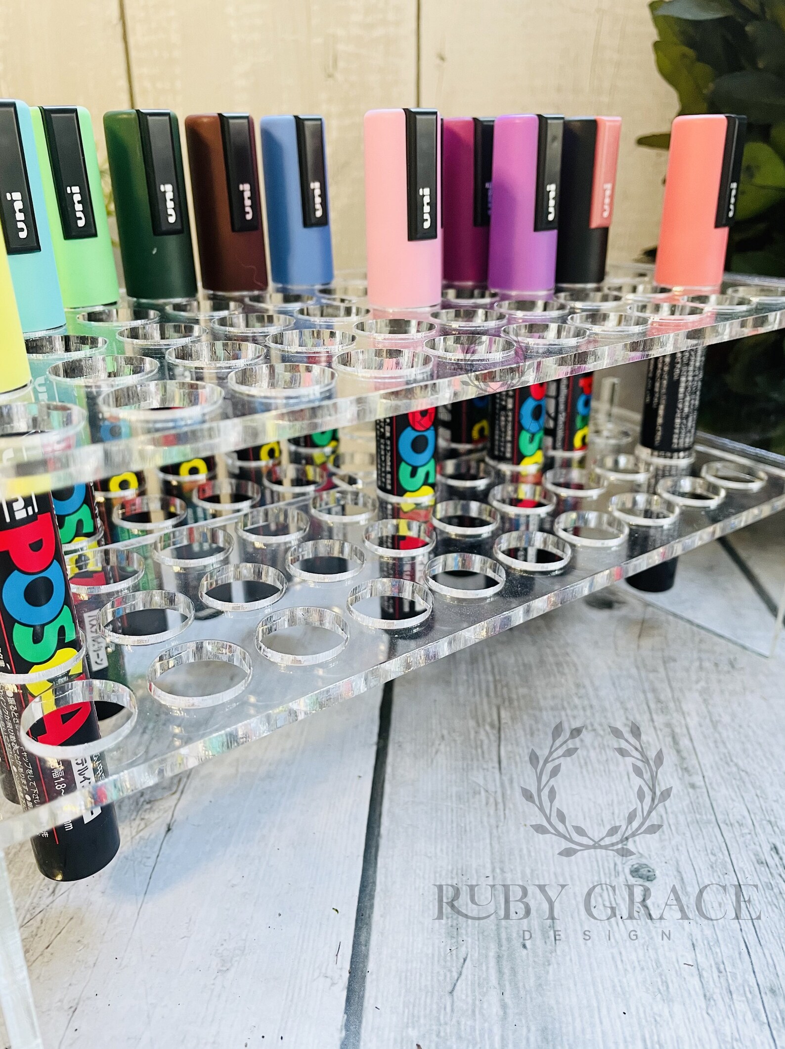 Posca Marker Pen Holder Stand 50 Marker Pens SVG for | Etsy