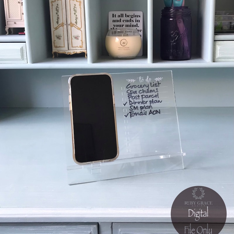 Acrylic Phone Stand - Etsy