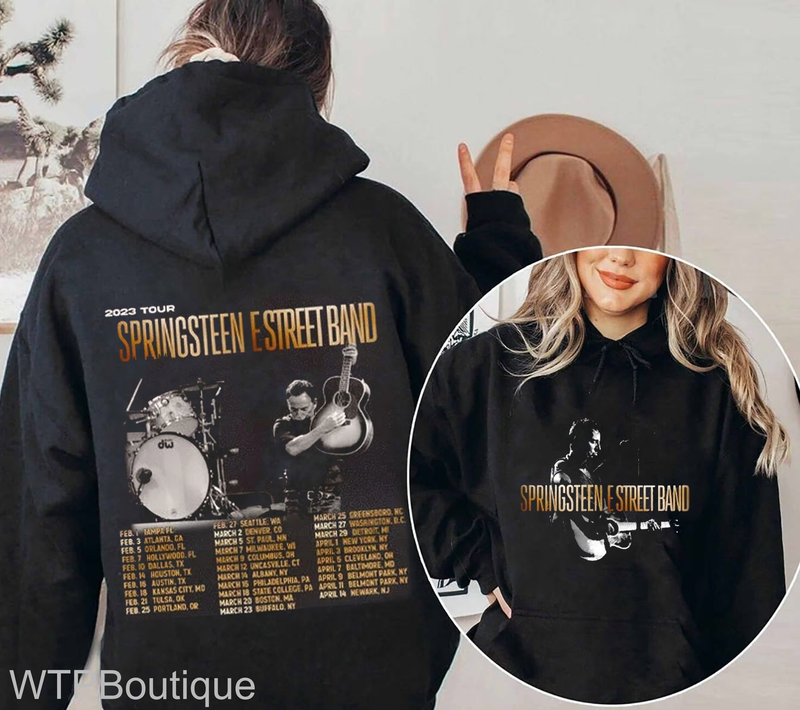 Bruce Springsteen and The E Street Band Tour 2023 Shirt, Springsteen E ...