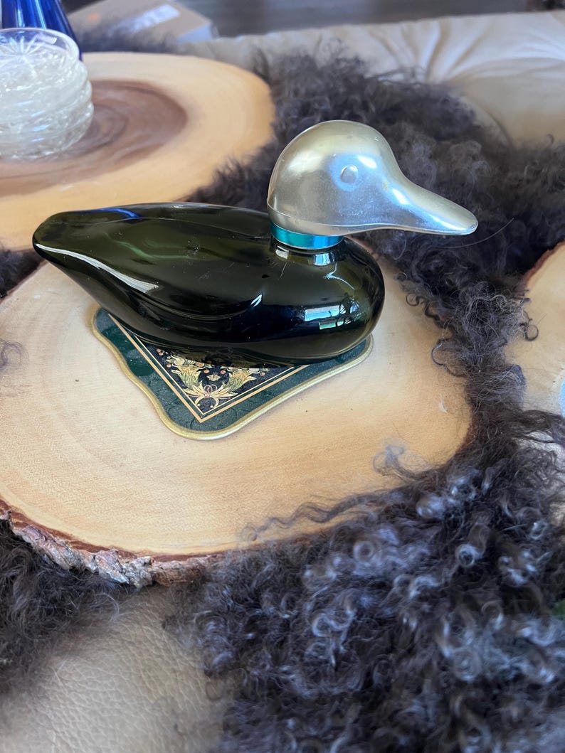 Vintage Avon Mallard Duck Bottle - Etsy
