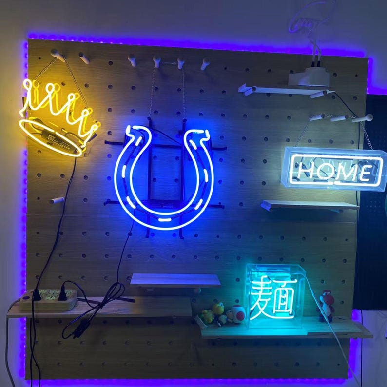 Custom Neon Sign Indianapolis Colts Football Sport Mancave Decor ...
