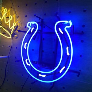 Custom Neon Sign Indianapolis Colts Football Sport Mancave Decor ...