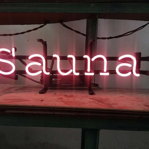 Handmade Sauna Bar Pub Restaurant Decor Personalized Neon Sign - Etsy