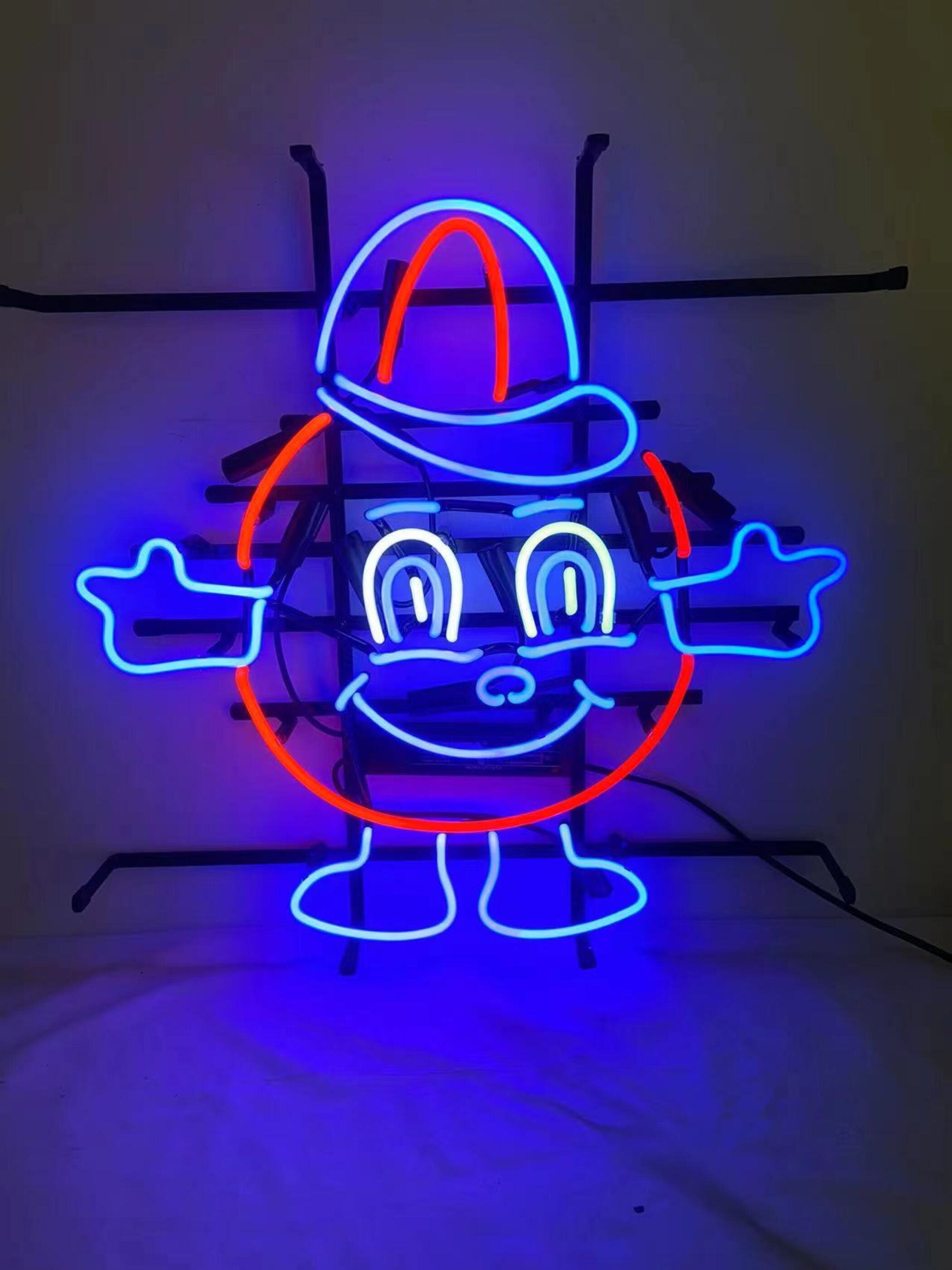 Custom Neon Sign Syracuse University Otto the Orange Neon - Etsy