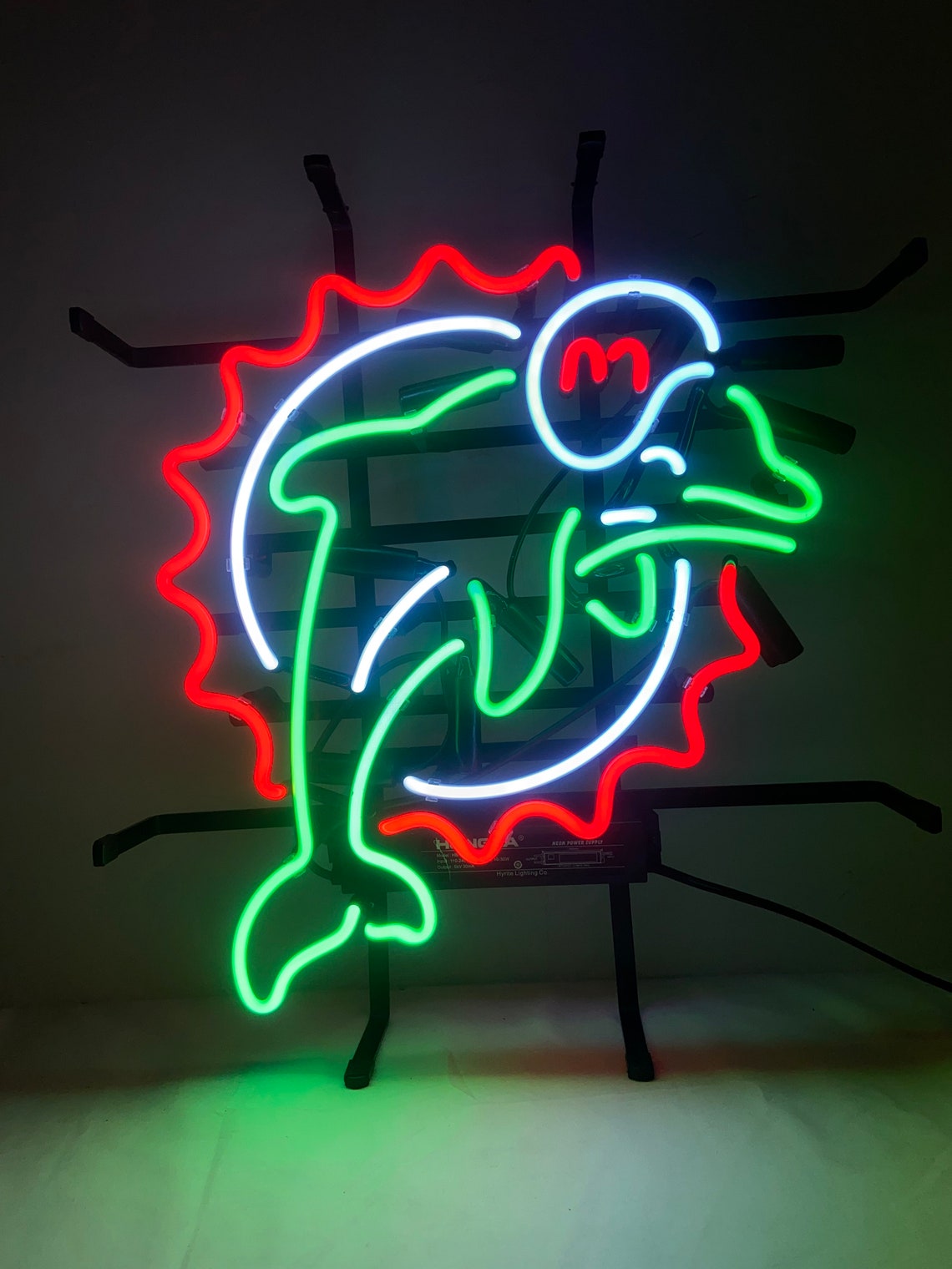 Miami Dolphins Football Custom Neon Sign Play Room Man Cave Decor ...