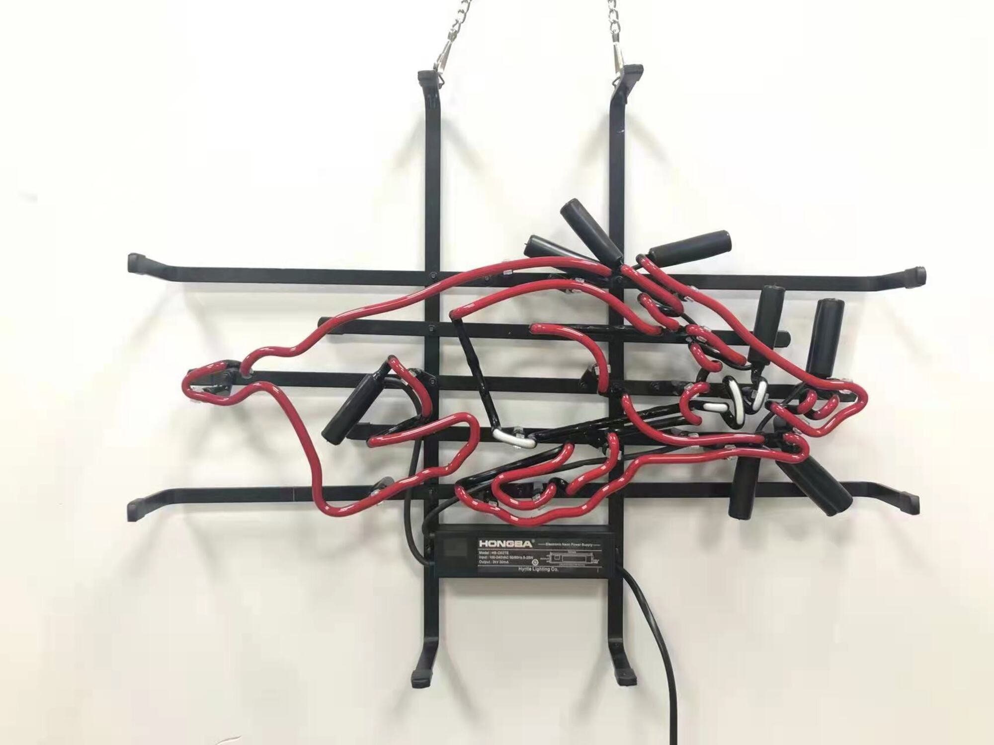 Arkansas Razorbacks Football Sport Man Cave Custom Neon Sign ...