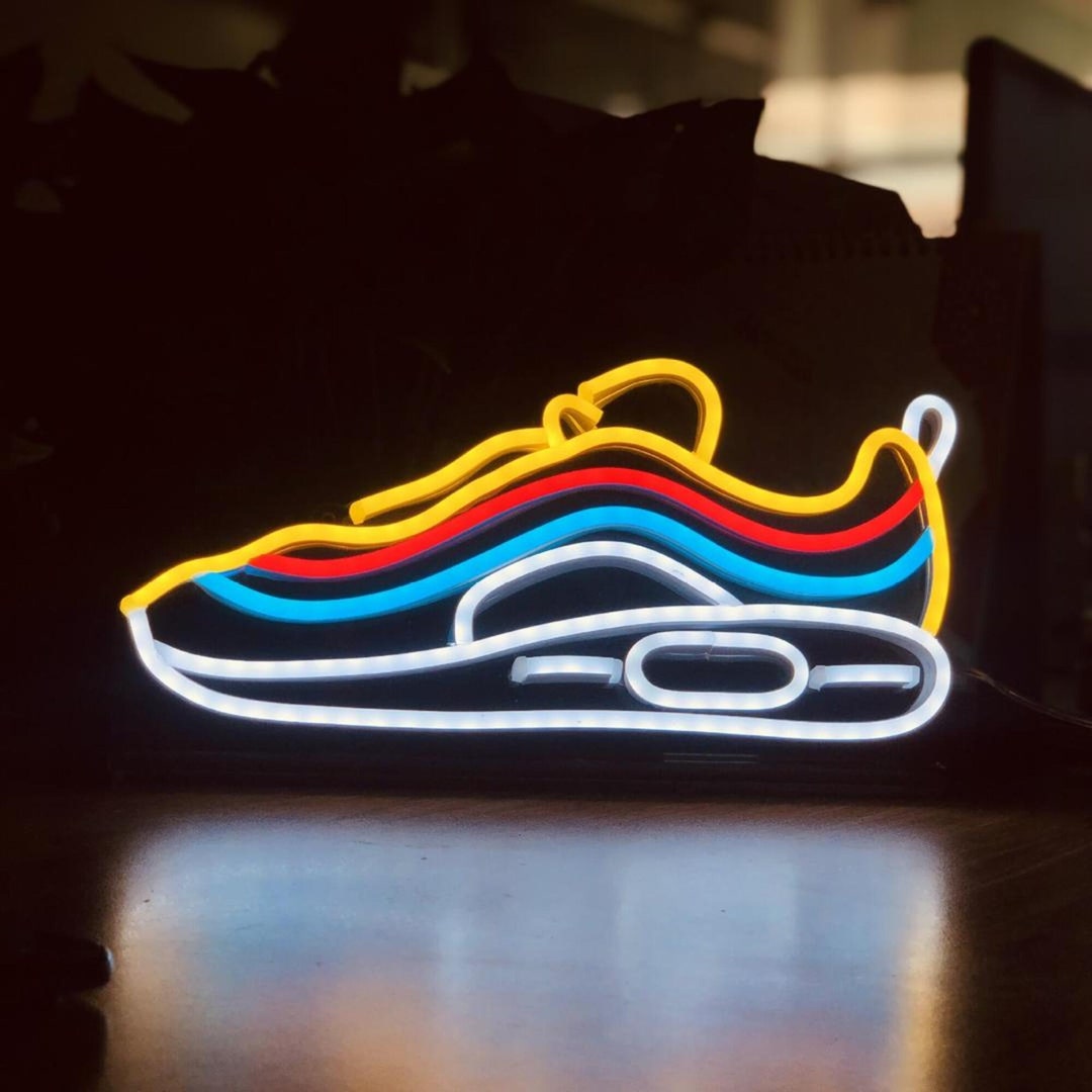 Soulful Shine Neon Sign for Sneaker Lovers Room Decor Handmade Neon ...