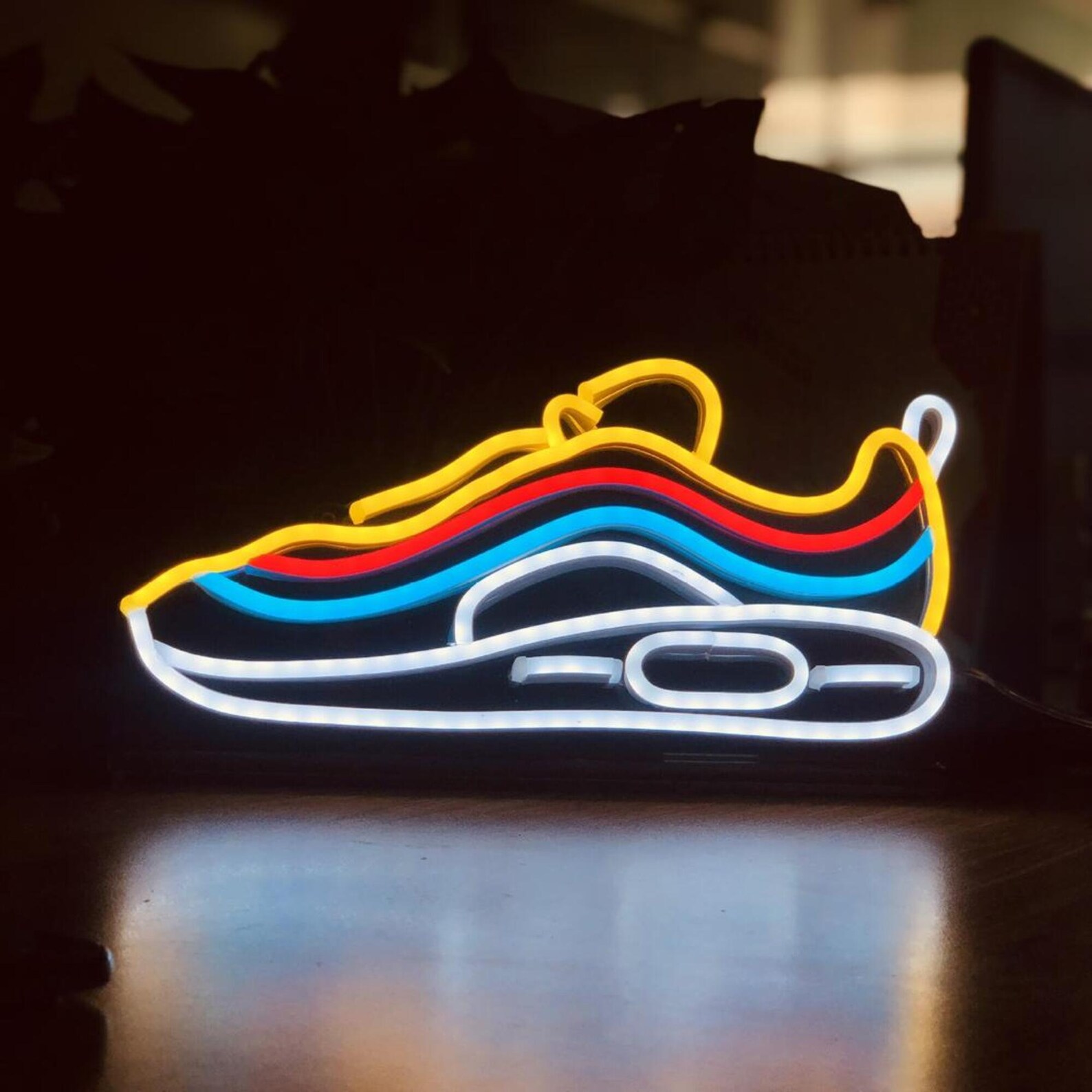 Soulful Shine Neon Sign for Sneaker Lovers Room Decor Handmade Neon ...