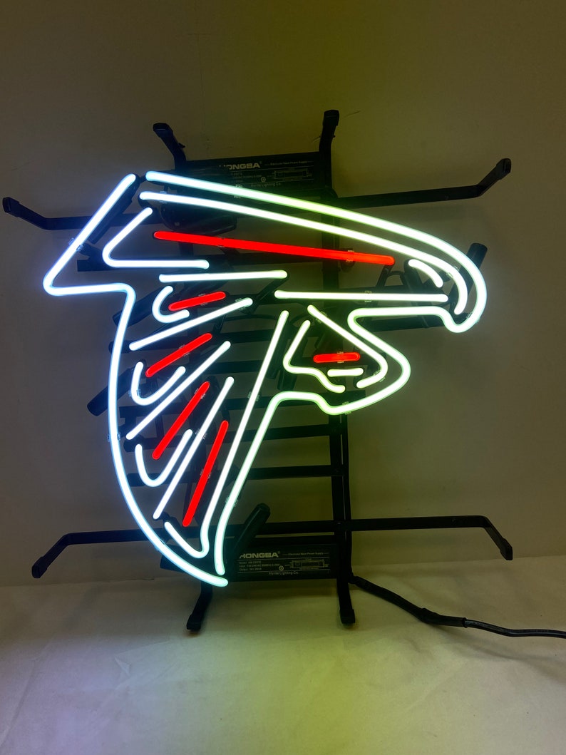 Mancave Personalized Neon Sign Atlanta Falcons Football Sport Decor ...