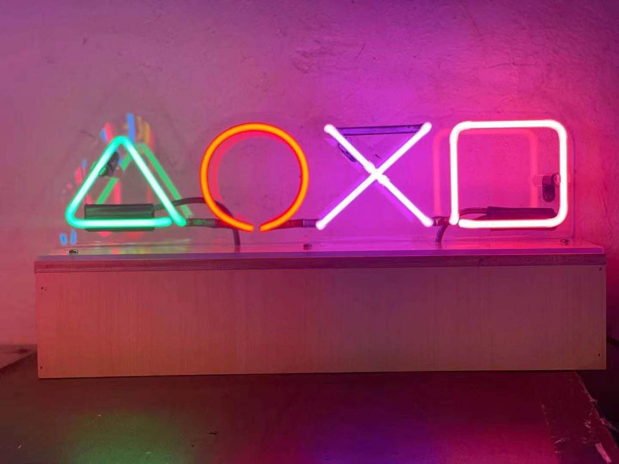 AOXO Gaming High Quality Real Glass Handmade Neon Sign Custom Neon ...