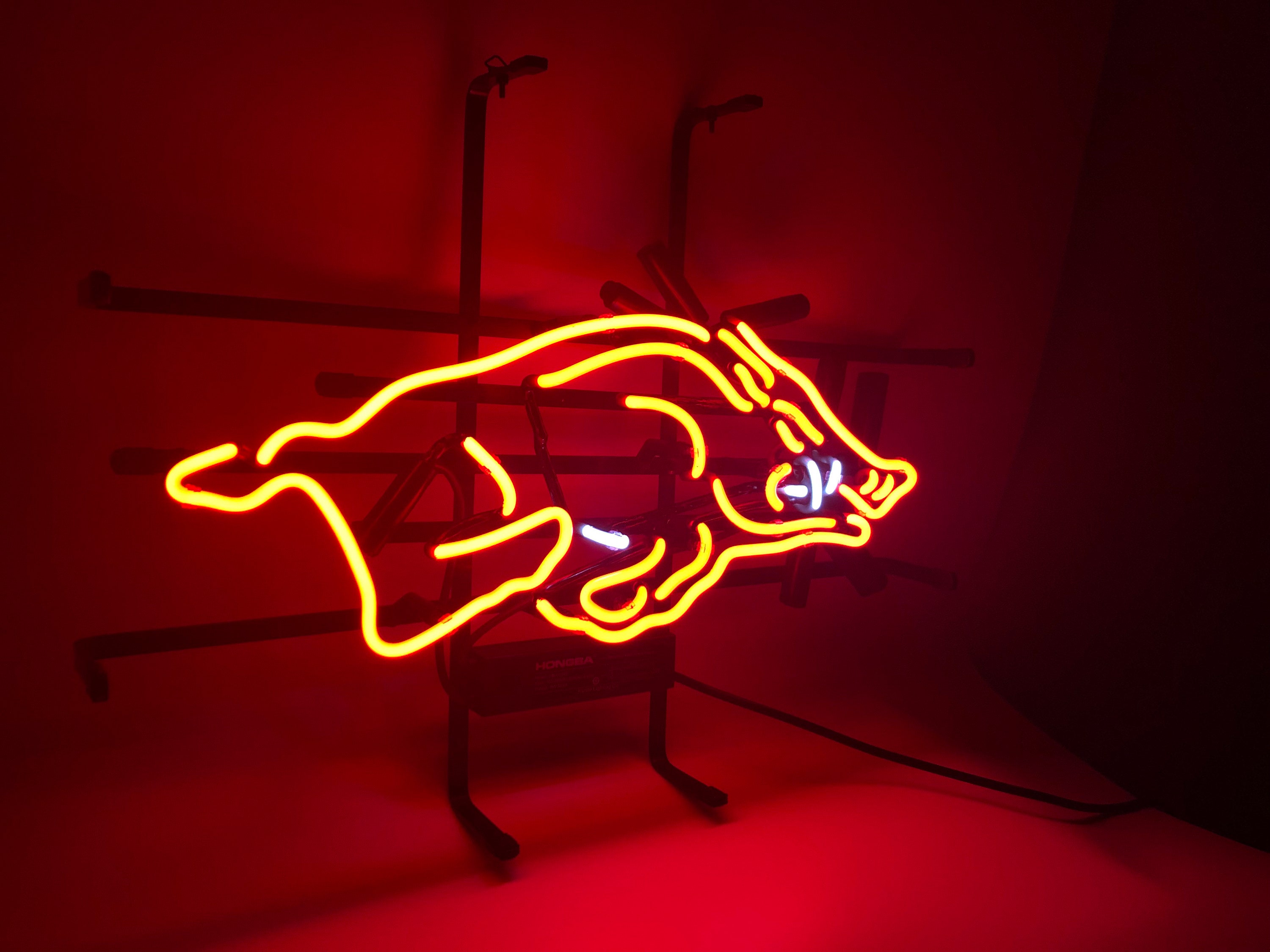 Arkansas Razorbacks Football Sport Man Cave Custom Neon Sign ...