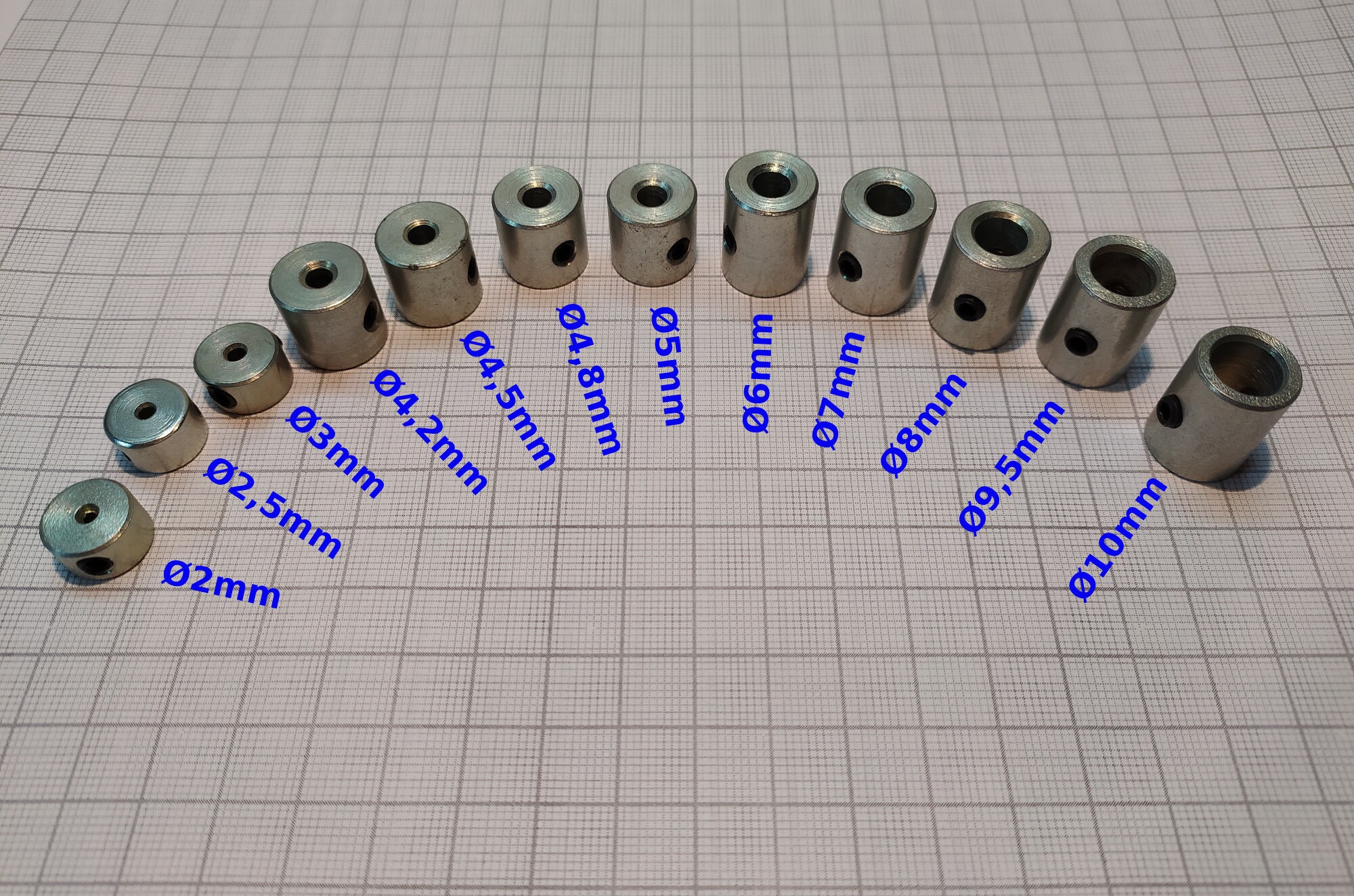 Drill Bit Depth Stop Collar Set of 12 Pieces. - Etsy