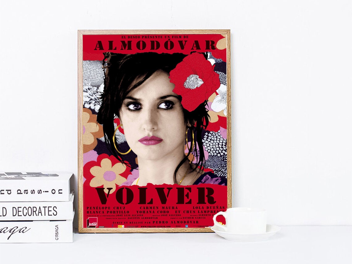 Pedro Almodovar Movie Poster Volver Art Print Retro | Etsy