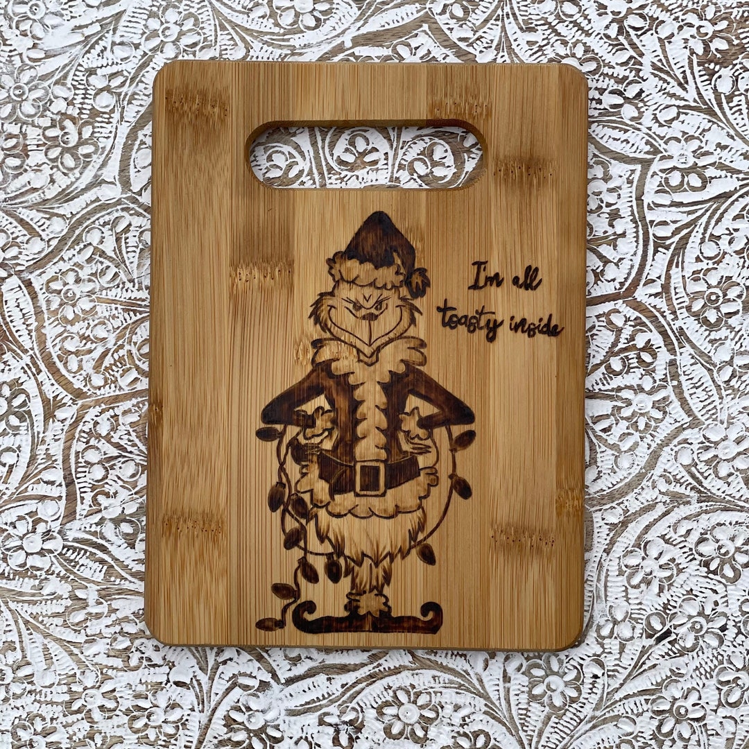 I'm All Toasty Inside Wood Burned Cutting Board - Etsy