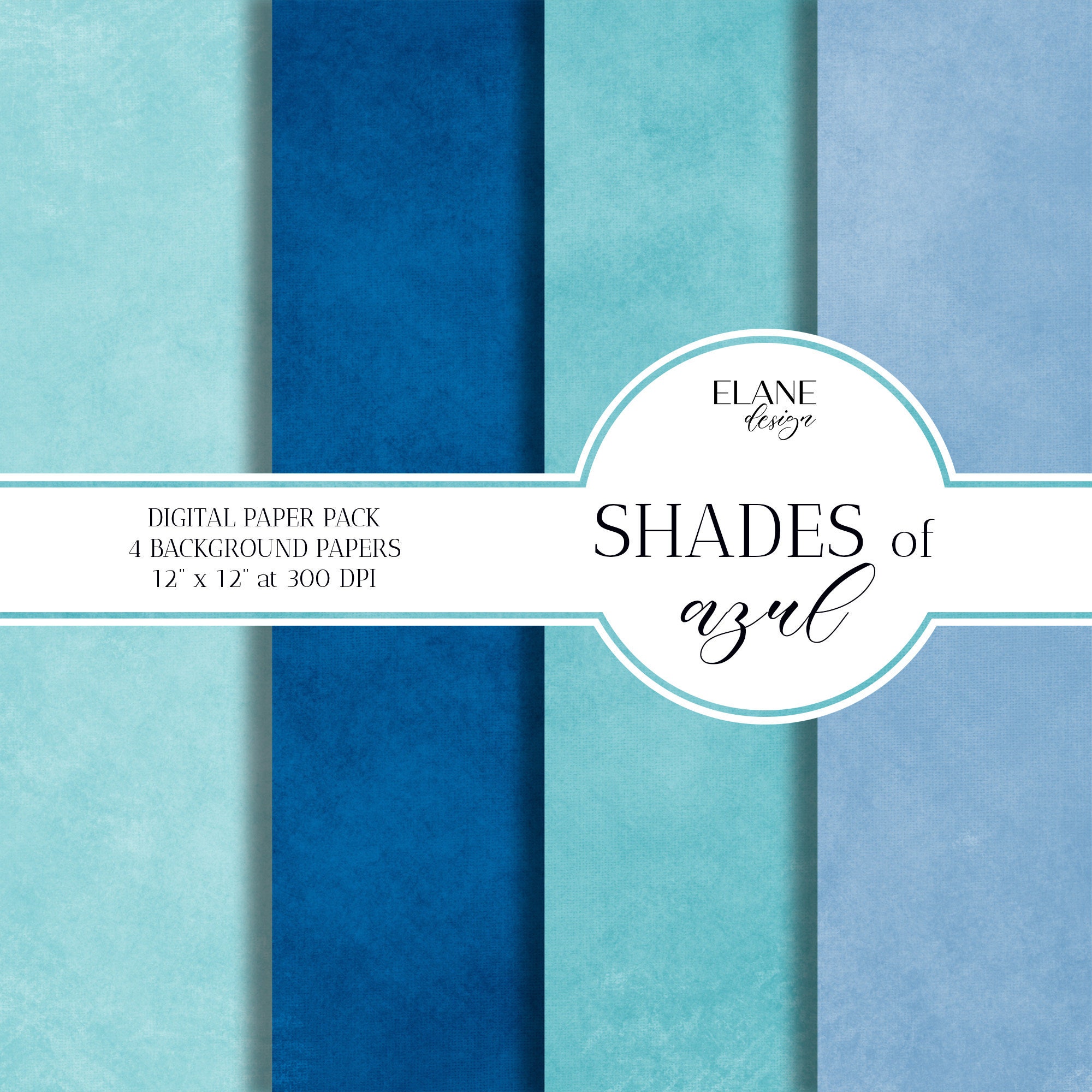 Blue Digital Background, Digital Scrapbook Paper, Printable Cardstock ...