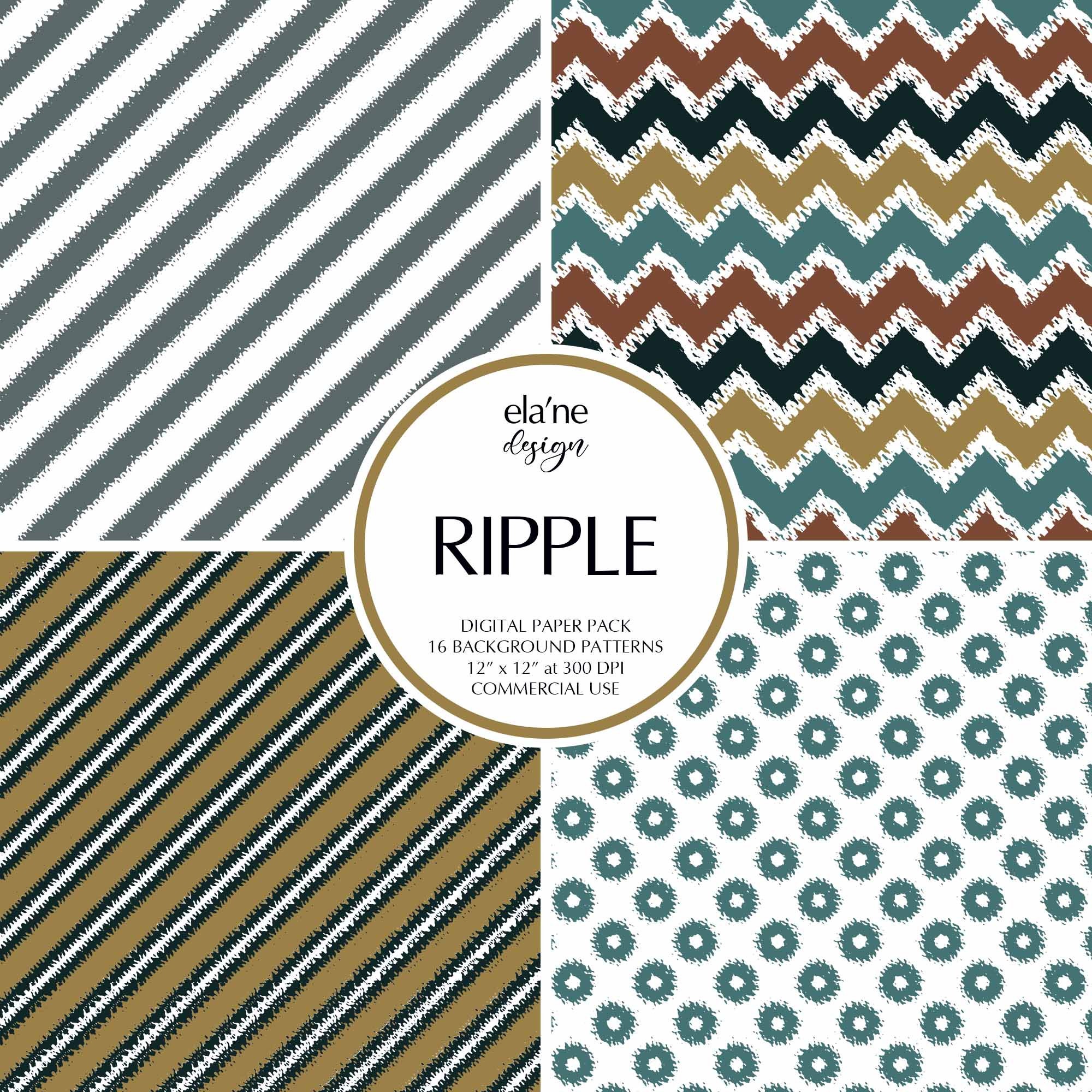 Masculine Digital Paper, Retro Designs, Digital Paper for Man, Ripple ...