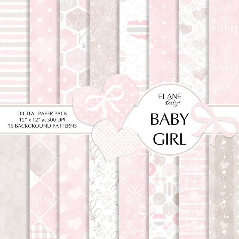 Baby Girl Wallpaper - Etsy
