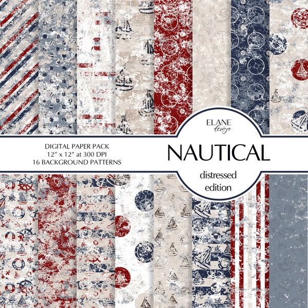 Distressed Digital Paper - Etsy