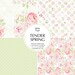 Floral Digital Paper Flower Seamless Pattern Wedding Digital - Etsy