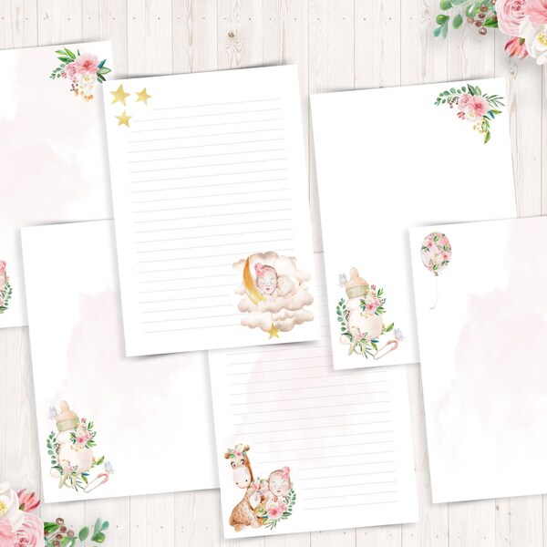 Lined Stationery - Etsy
