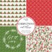 Christmas Digital Paper Winter Seamless Pattern Snowflake - Etsy