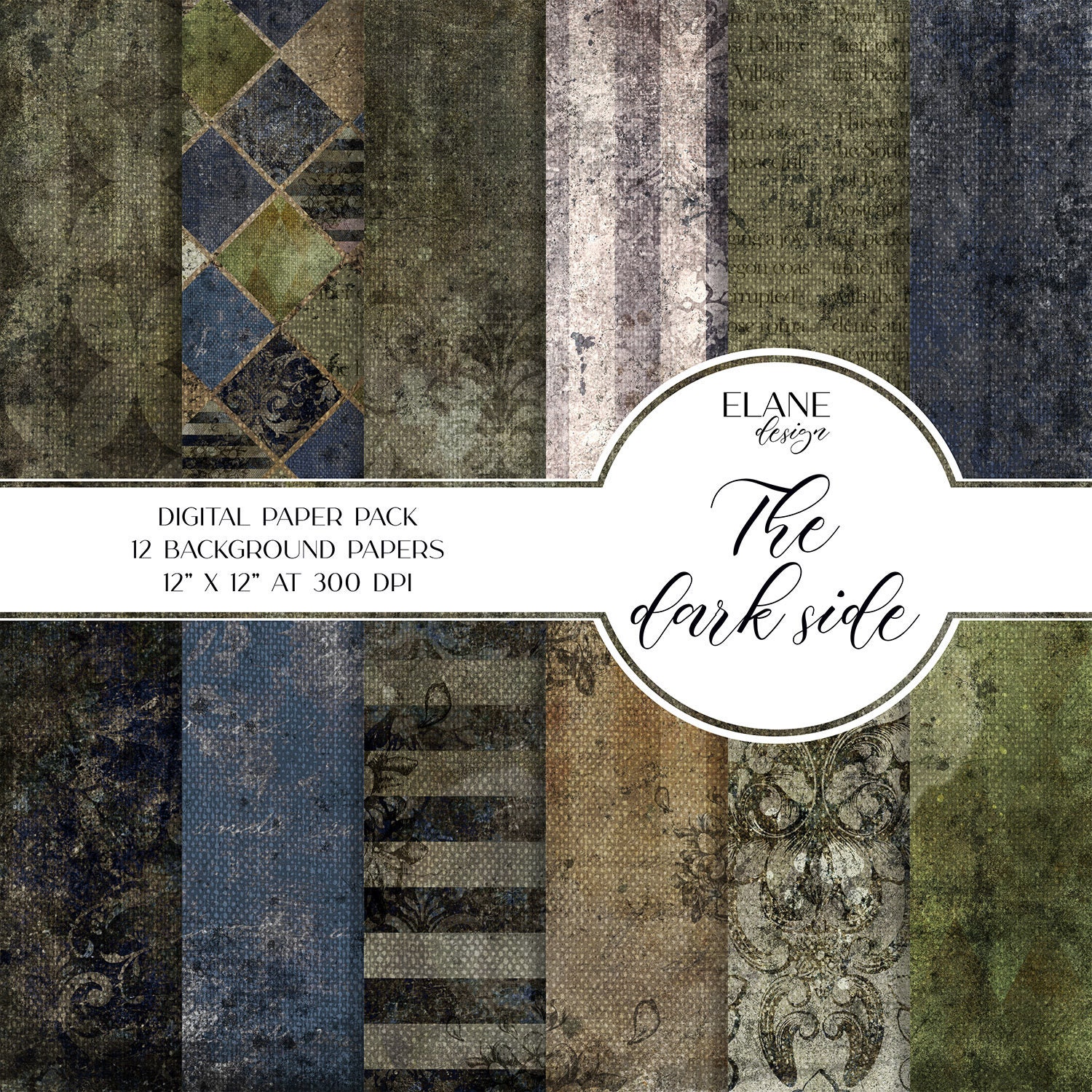 Grunge Digital Paper, Distressed Texture, Collage Digital Download, Men ...