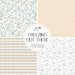 Winter Digital Paper, Snowflake Seamless File, Winter Scrapbook Kit ...