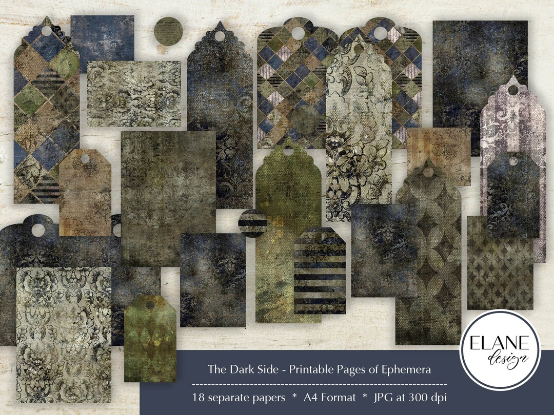 Printable Ephemera for Junk Journals, Embellishments for Scrapbooking ...