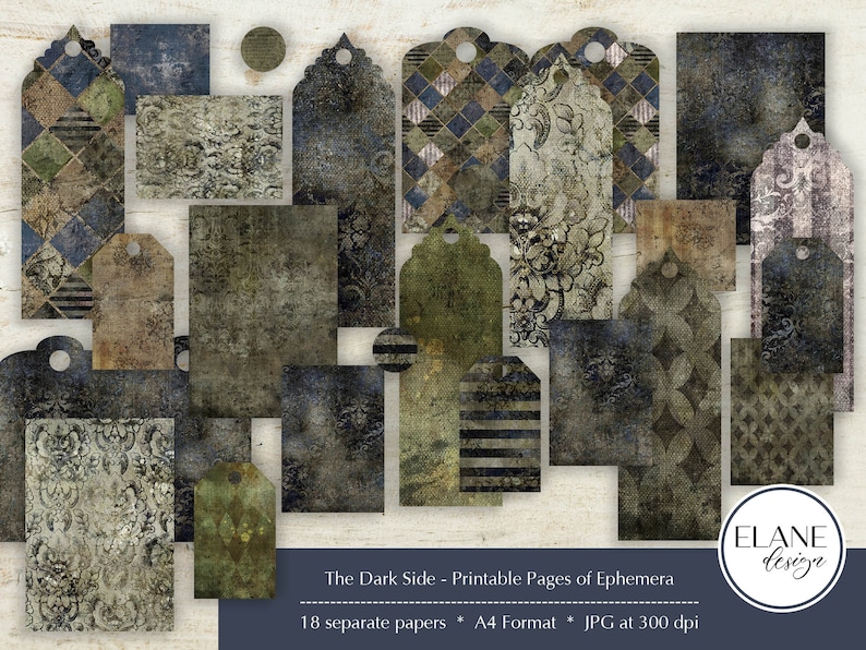 Printable Ephemera for Junk Journals, Embellishments for Scrapbooking ...