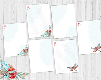 Kawaii Stationery Printable for Kids Printable Letter Writing - Etsy