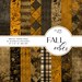 Fall Digital Paper Autumn Scrapbook Paper Fall Leaves - Etsy