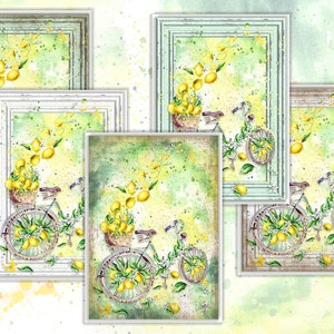 Lemon Sign Printable, Lemon Digital Download, Watercolor Lemon, Lemon ...