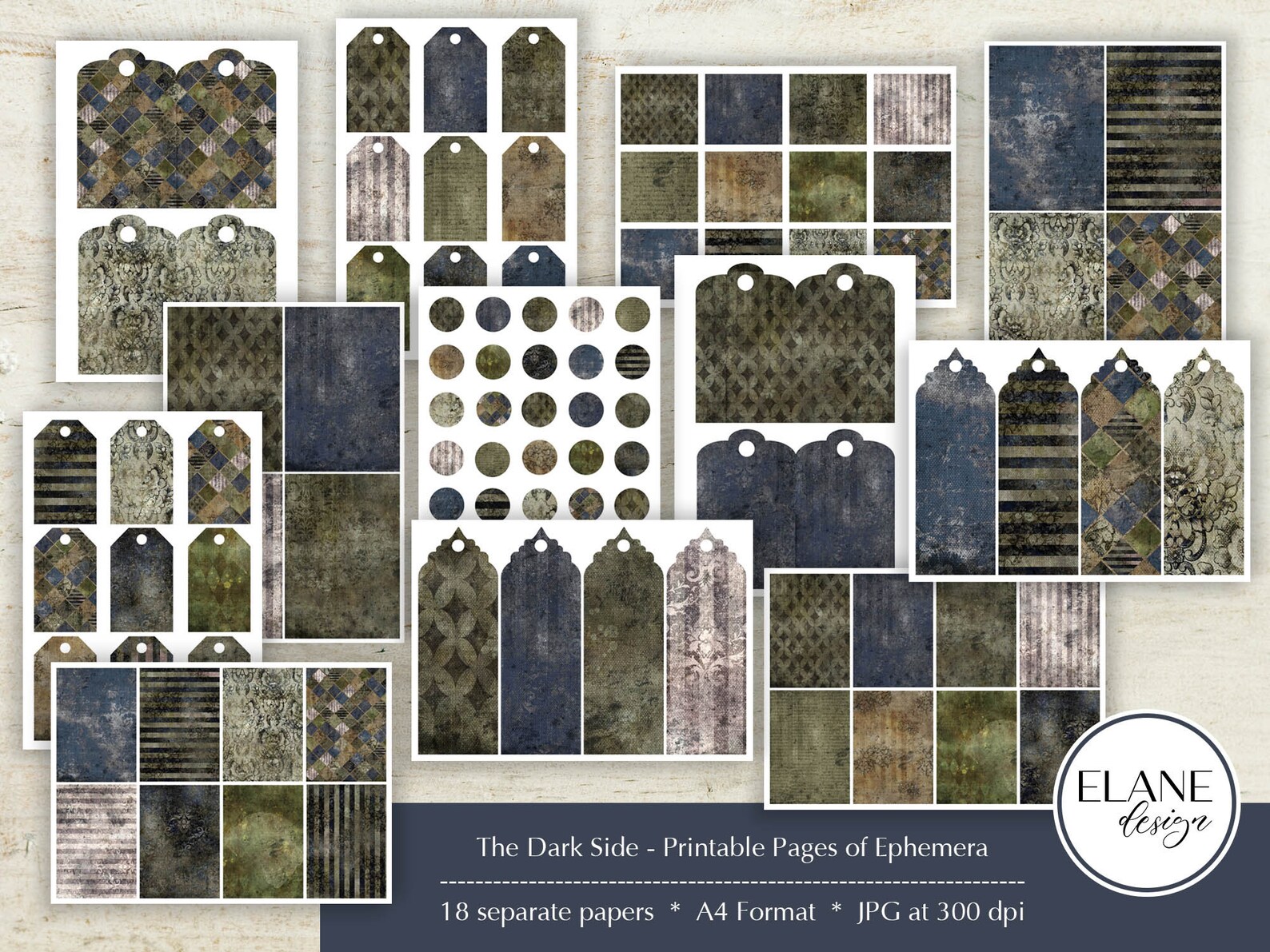 Printable Ephemera for Junk Journals, Embellishments for Scrapbooking ...