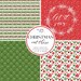 Christmas Digital Paper Winter Seamless Pattern Snowflake - Etsy
