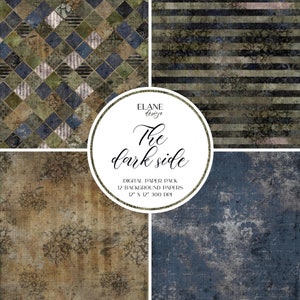 Grunge Digital Paper, Distressed Texture, Collage Digital Download, Men ...