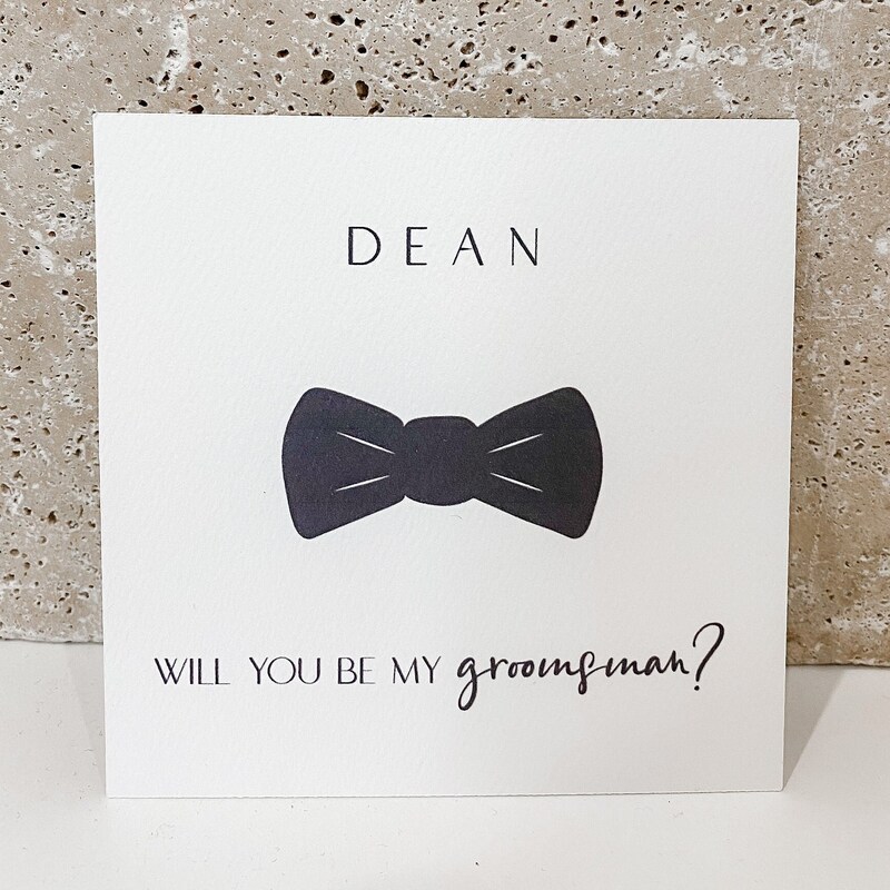 Groomsman Cards - Etsy