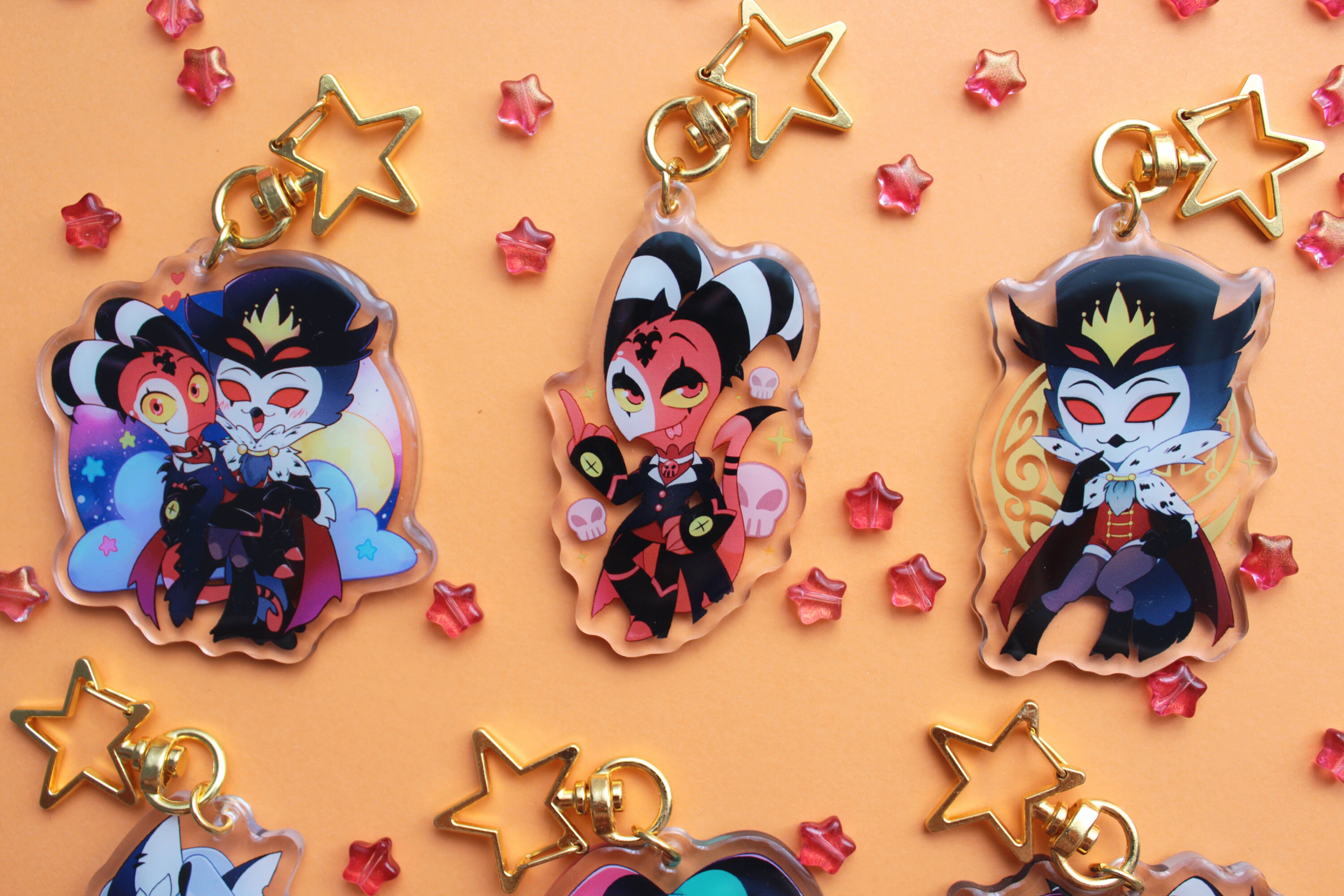 Helluva Boss Keychain Blitzo Stolas Loona Fizzarolli Millie - Etsy UK