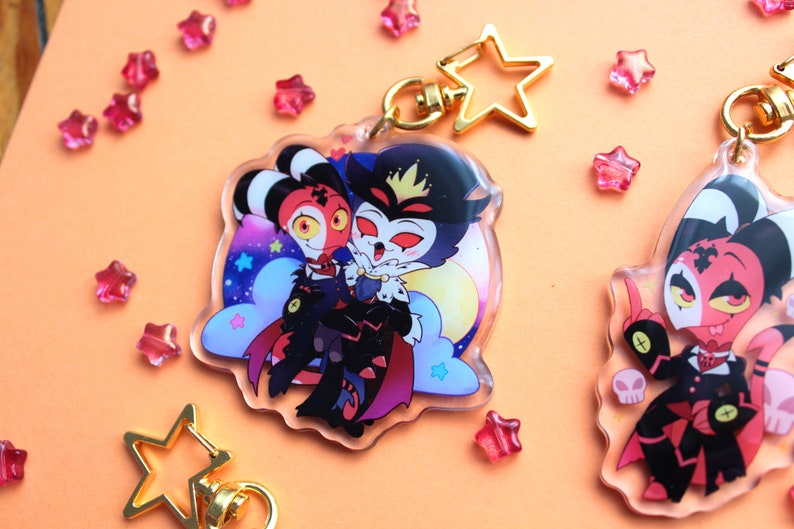 Helluva Boss Keychain Blitzo Stolas Loona Fizzarolli Millie - Etsy ...