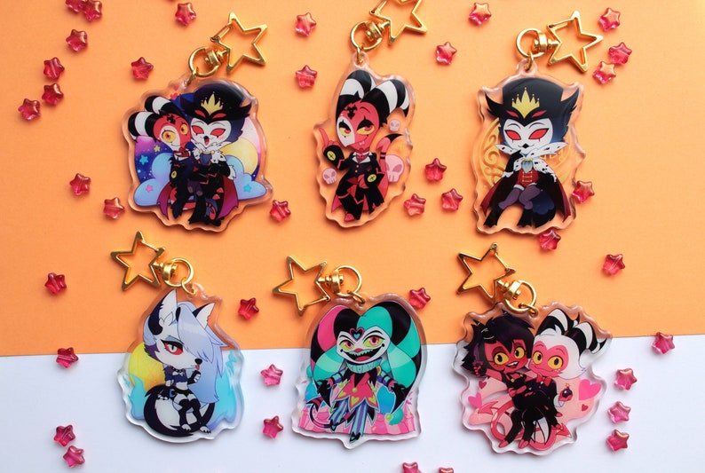 Helluva Boss Keychain Blitzo Stolas Loona Fizzarolli Millie - Etsy ...