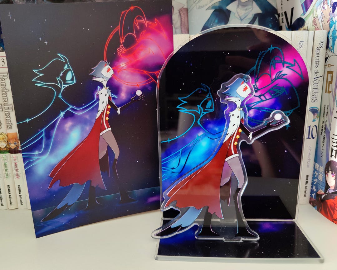 Just Look My Way - Standee With Foil Finish - Helluva Boss Stolas - Etsy